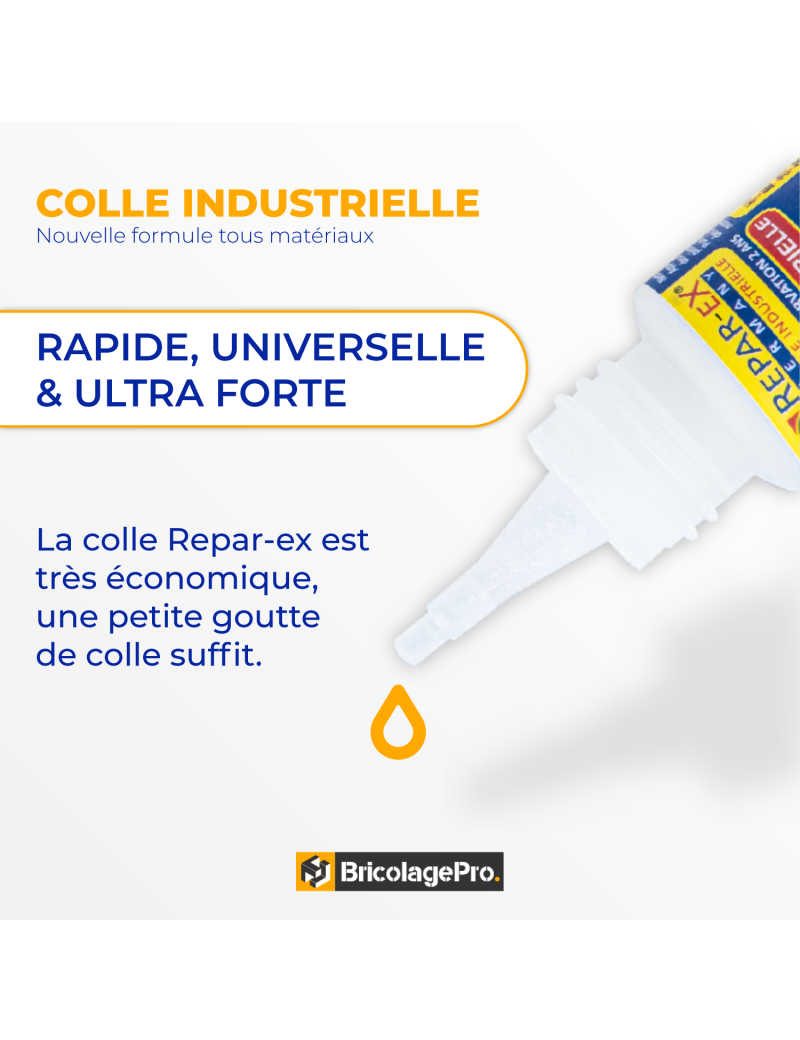 Colle Repar-eX professionnelle industrielle de qualité supérieure